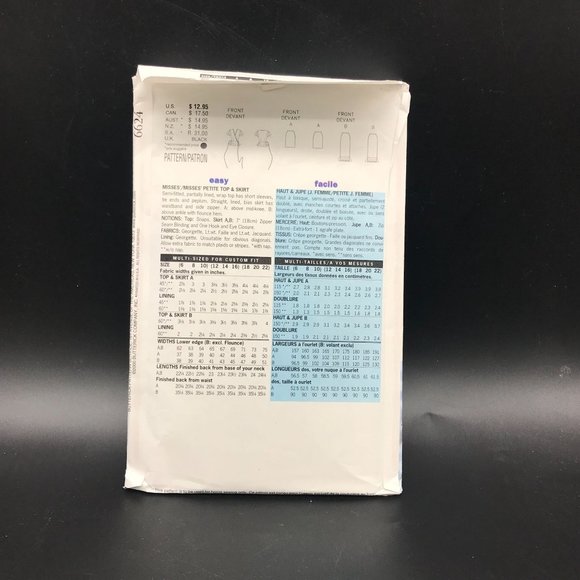 Butterick | Office | Vintage Sewing Pattern Butterick 6624 Chetta B ...